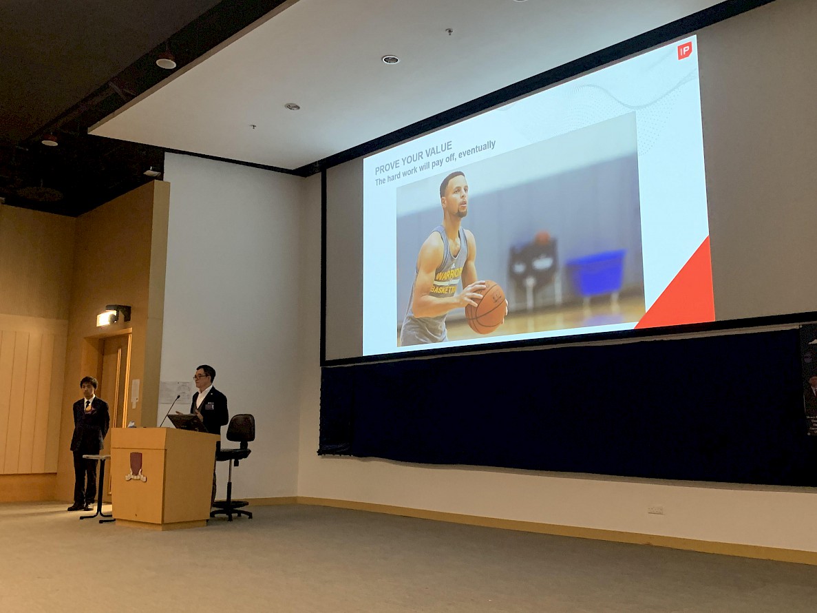 Mr. Harry Cheung Spoke at the Chinese University of Hong Kong